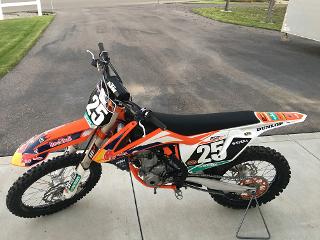 2015 KTM 250 SX-F RED BULL FACTORY EDITION MOTOCROSS BIKE