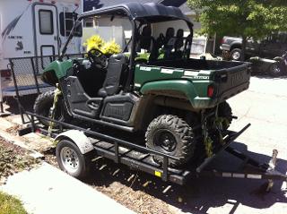 2016 RHM Targhee TU610 6' X 10' Utility Trailer